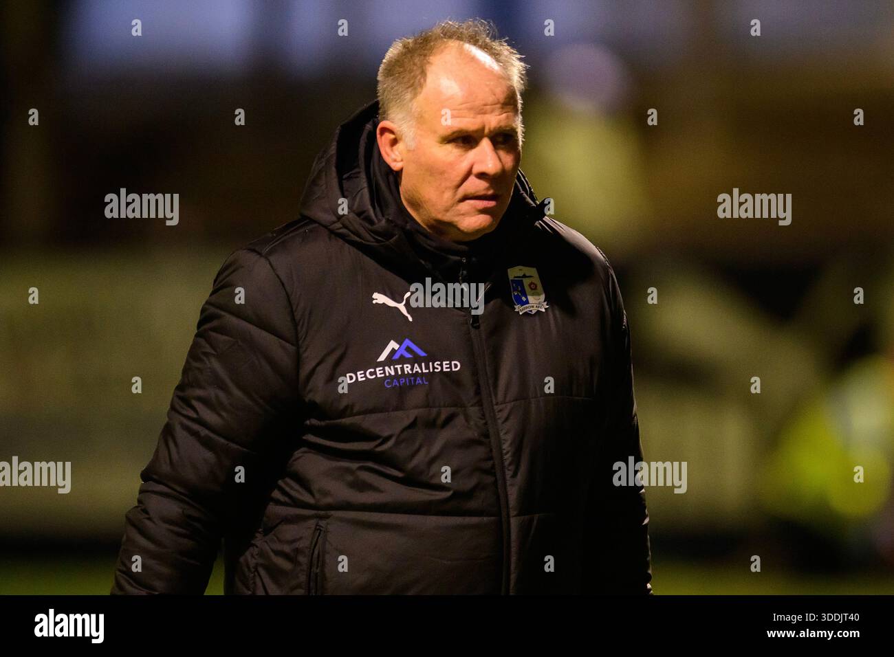 Barrow Interim manager Neil McDonald during the Sky Bet League 2 match ...
