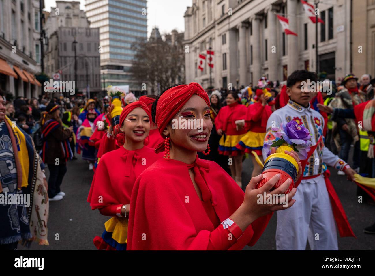 Performers in the 2026 London New Years Parade on January 1, 2026 in ...