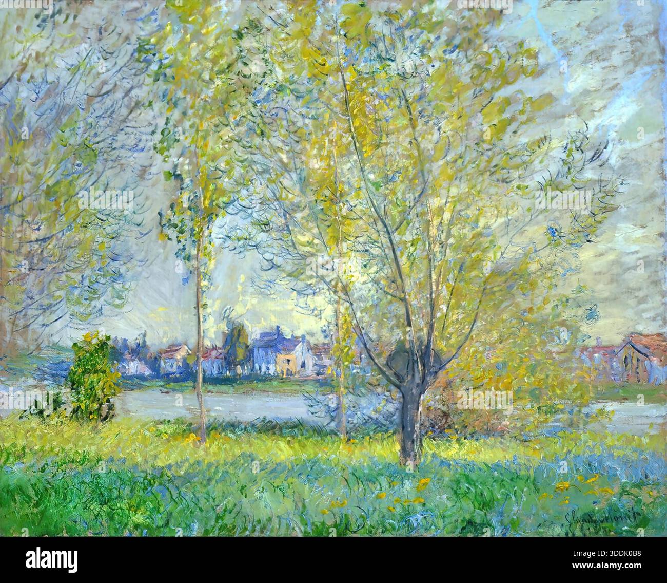 Giverny gardens bridge Stock Vector Images - Alamy