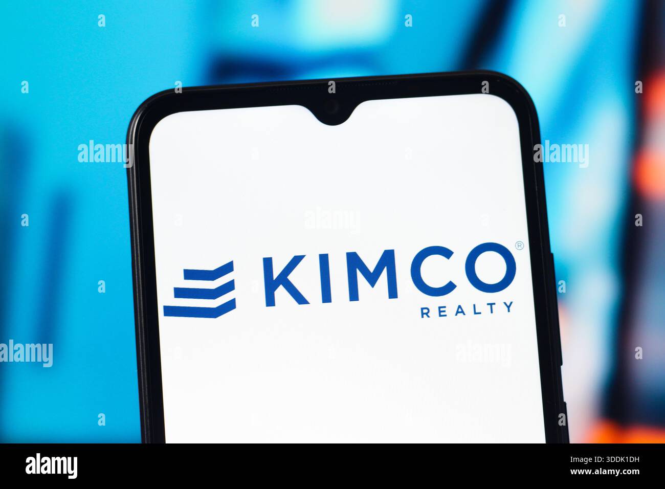 January 1, 2026, Canada: In this photo illustration, the Kimco Realty ...