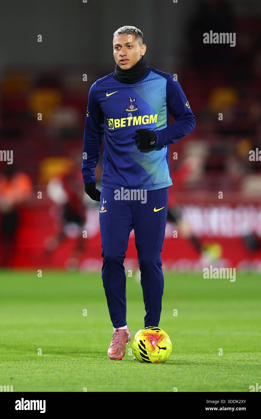 London, England, 1st January 2026. Richarlison of Tottenham Hotspur ...
