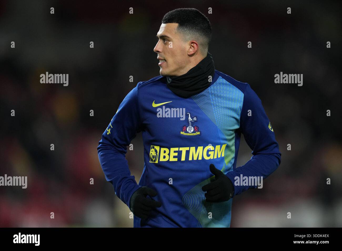 Pedro Porro of Tottenham Hotspur ahead of the Premier League match ...
