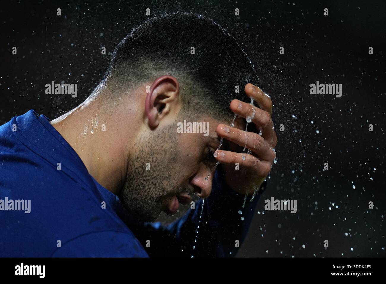 Cristian Romero of Tottenham Hotspur ahead of the Premier League match ...