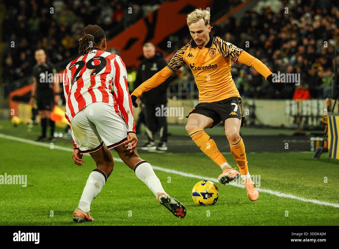 Hull, United Kingdom . 1 January, 2026. Pictured left to right, Lamine ...