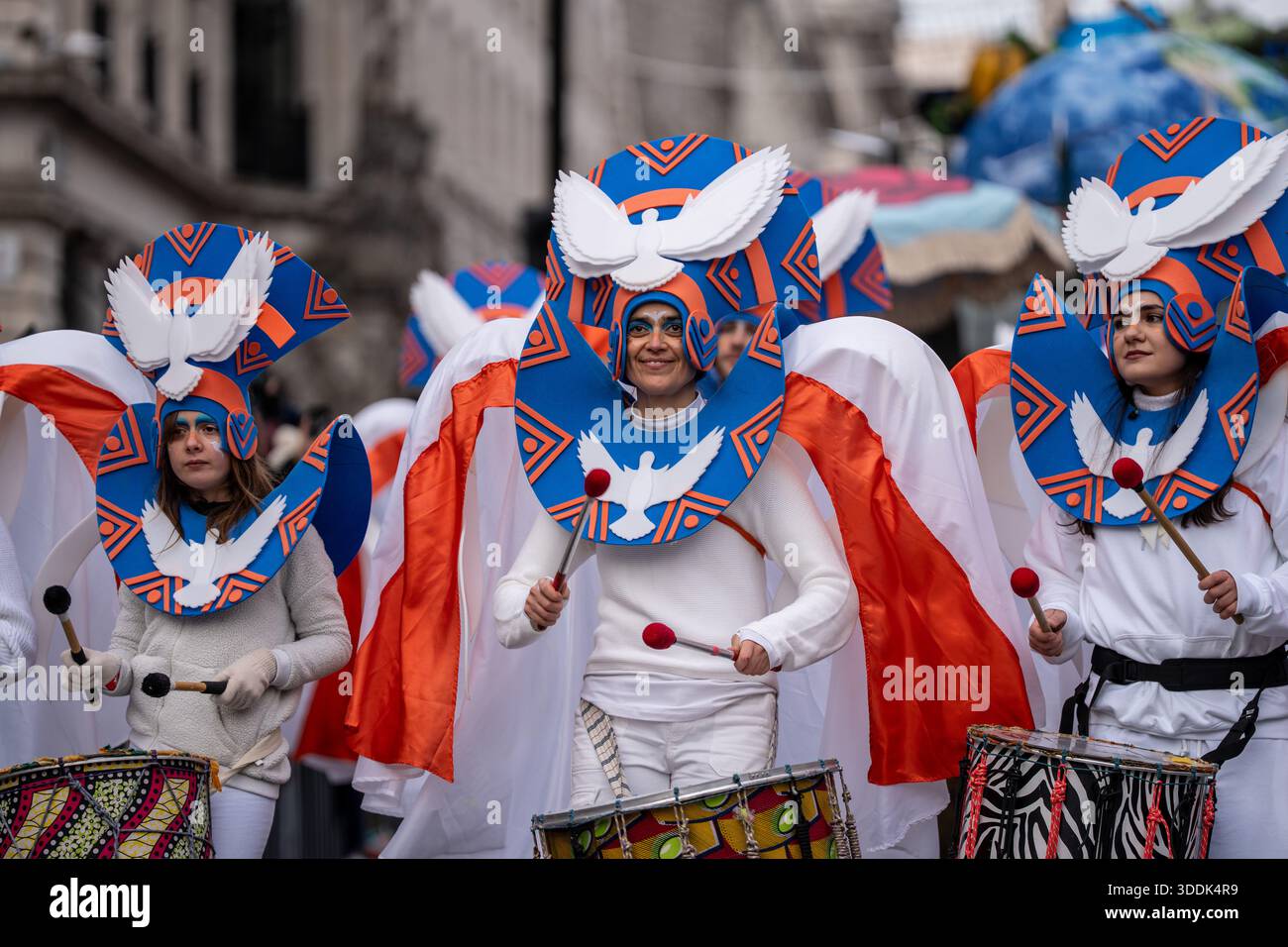 Performers in the 2026 London New Years Parade on January 1, 2026 in ...