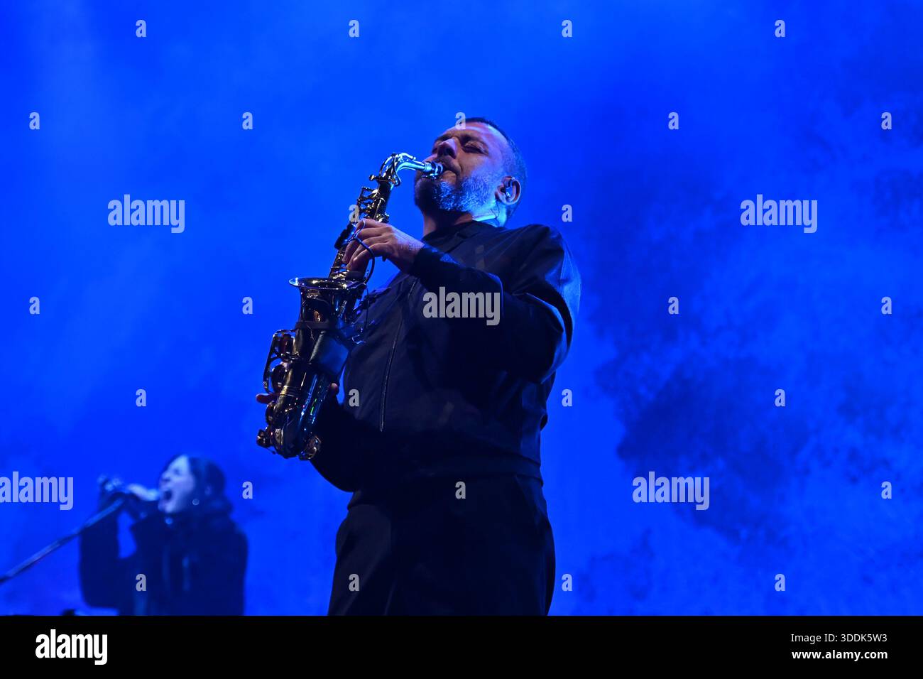 Italian singer-songwriter Dario Brunori, better known as Brunori Sas ...