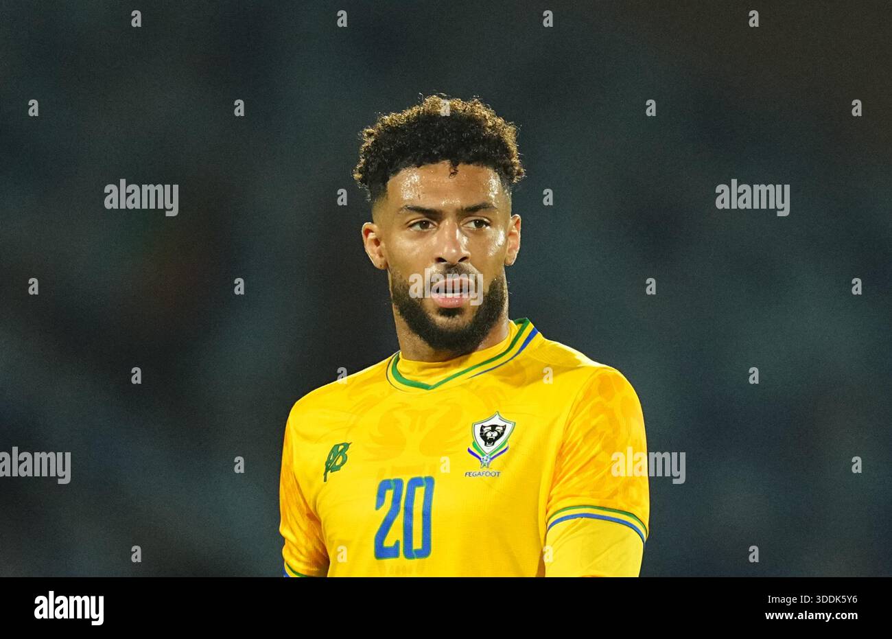December 31 2025: Athanas DÃ©nis Bouana of Gabon looks on during a 2025 ...