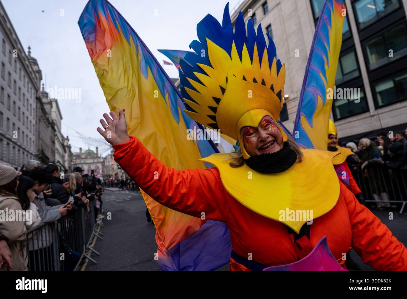 Performers in the 2026 London New Years Parade on January 1, 2026 in ...