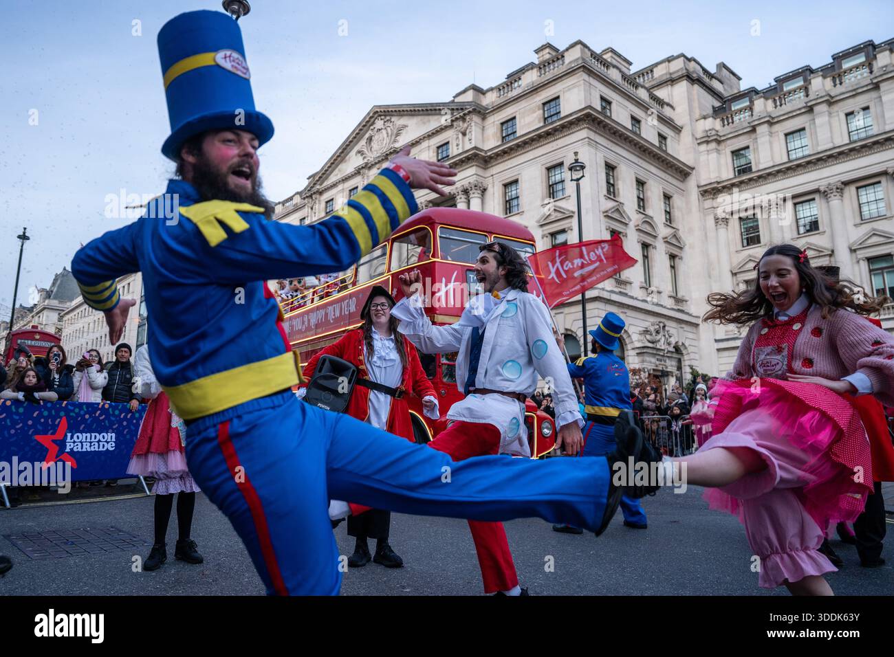 Performers in the 2026 London New Years Parade on January 1, 2026 in ...