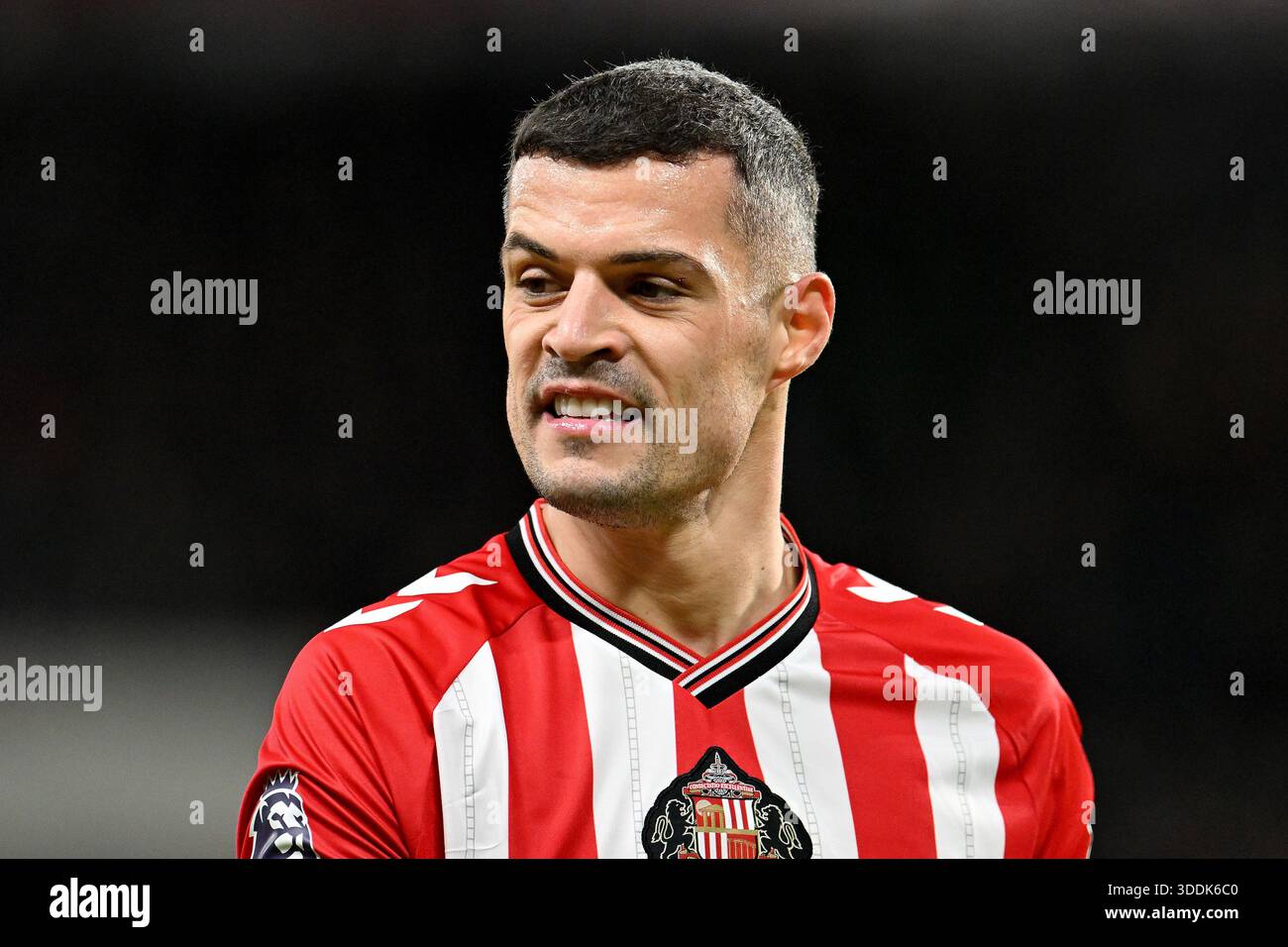 Sunderland's Granit Xhaka during the Premier League match between ...