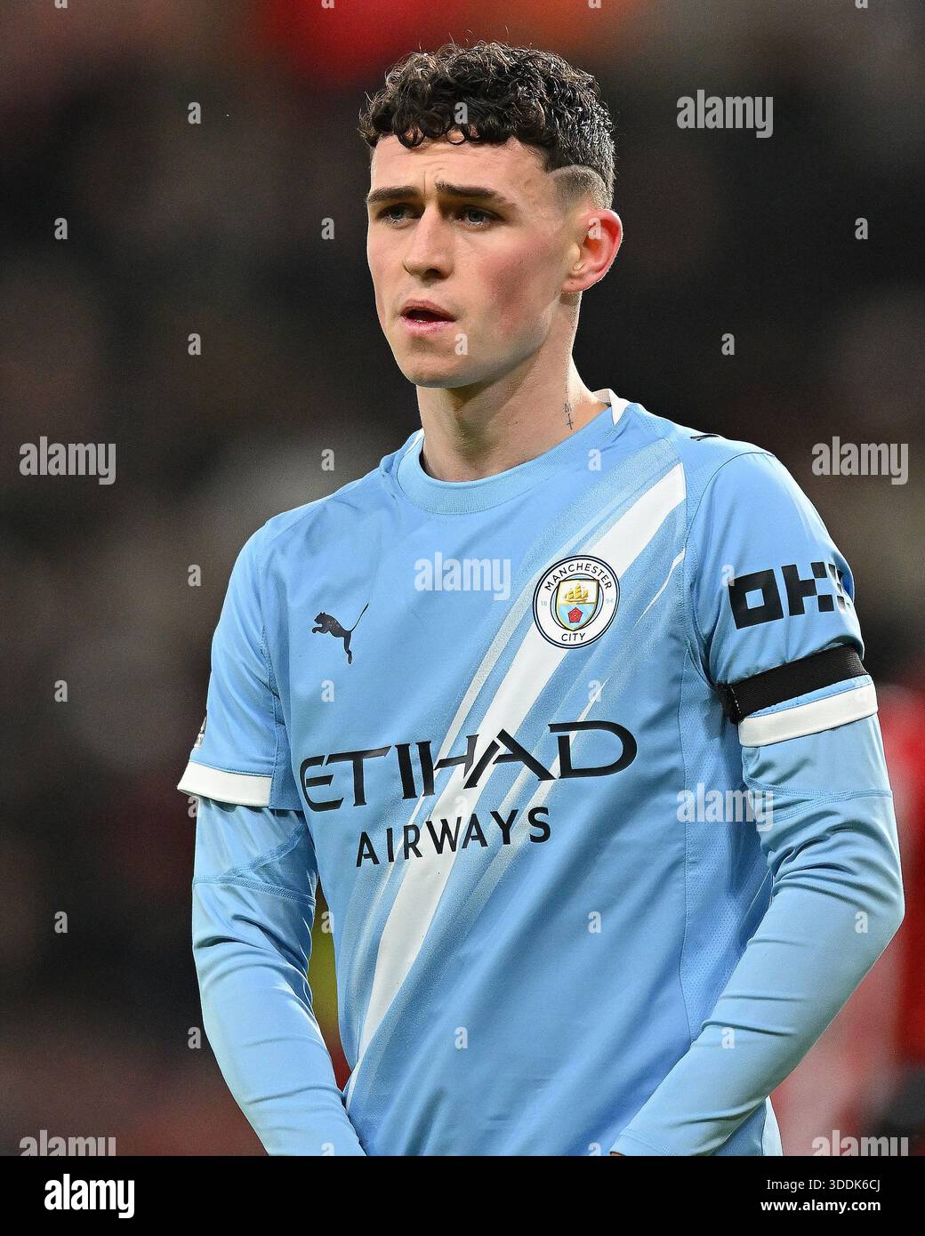Manchester City's Phil Foden is seen during the Premier League match ...