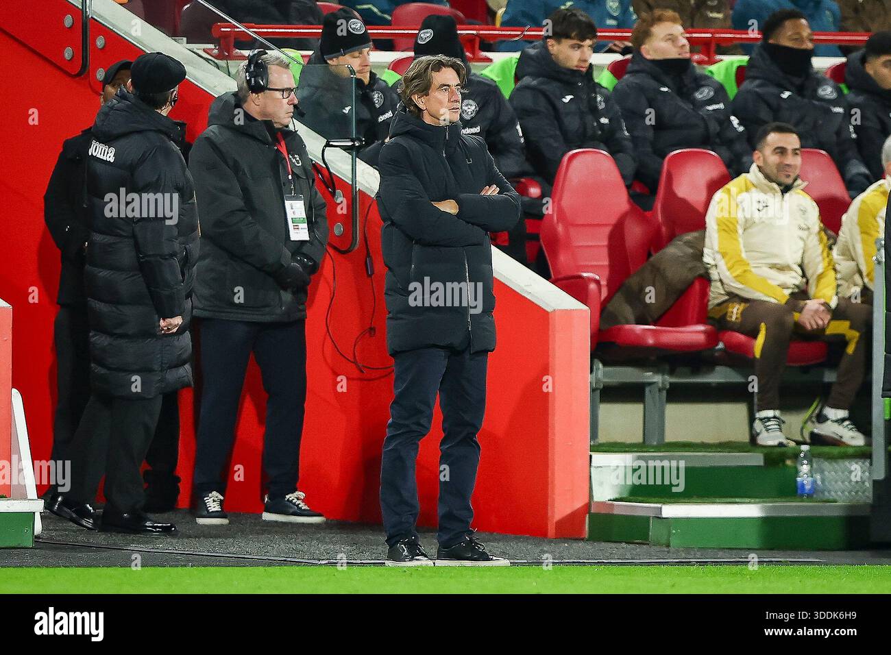 Tottenham Hotspur manager Thomas Frank during the Brentford v Tottenham ...