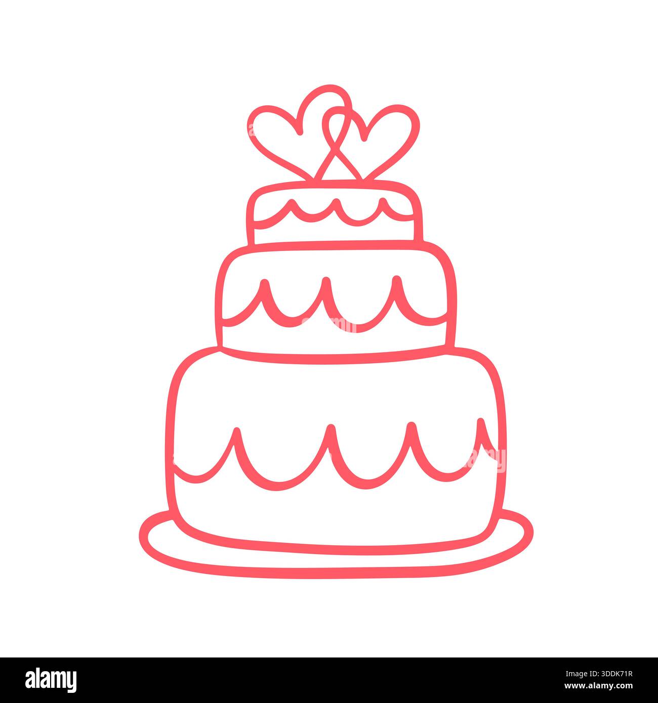 Elegant cake logo design Stock Vector Images - Alamy