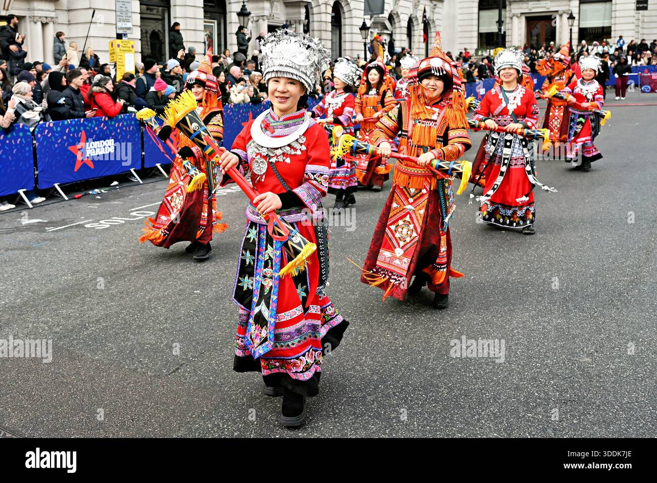London, England, 1st January 2026: Thousands attends the 2026 London ...