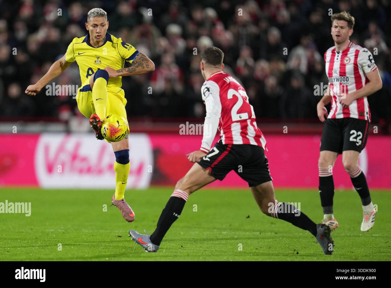 Richarlison of Tottenham Hotspur during the Premier League match ...