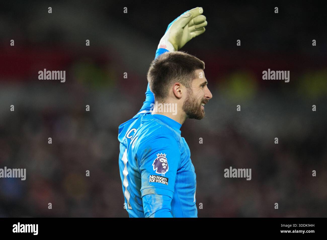 Guglielmo Vicario of Tottenham Hotspur during the Premier League match ...