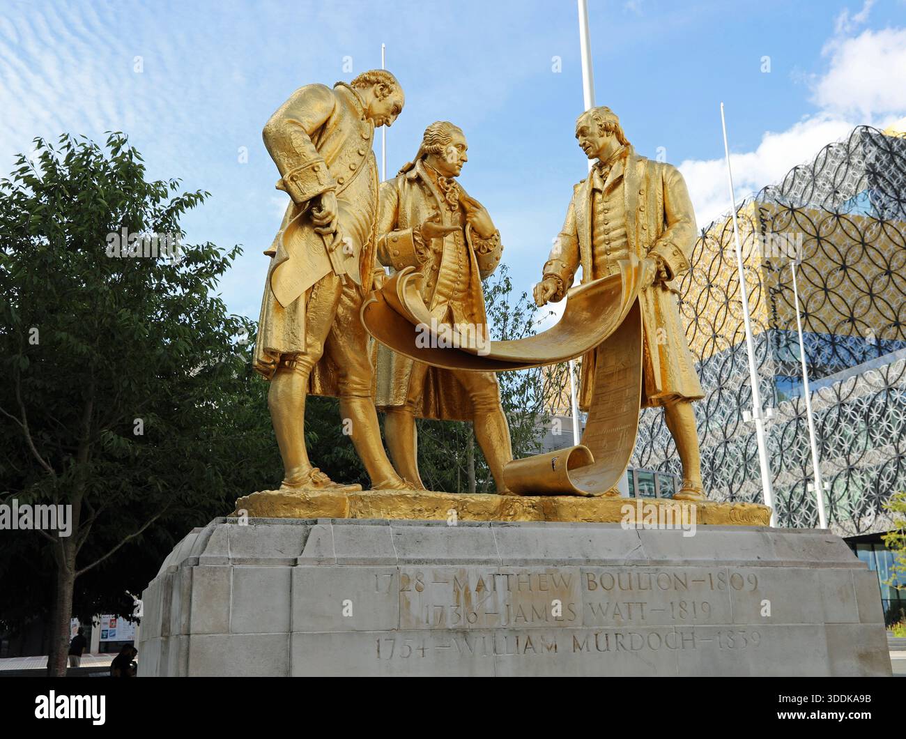 James watt matthew boulton william murdoch golden boys hi-res stock ...