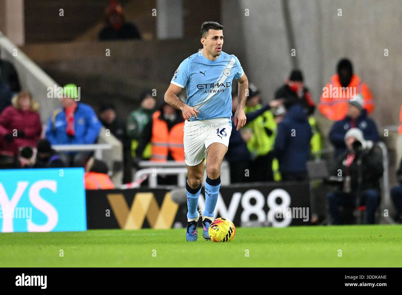 Manchester City's Rodri in action during the Premier League match ...