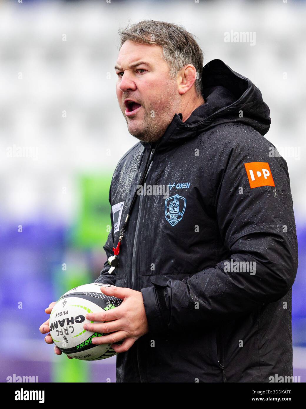 Coventry, England, UK, 1 January 2026. Coventry Rugby Head Coach Alex ...