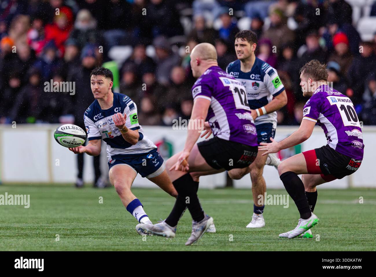 Coventry, England, UK, 1 January 2026. Josh Thomas of Coventry Rugby ...