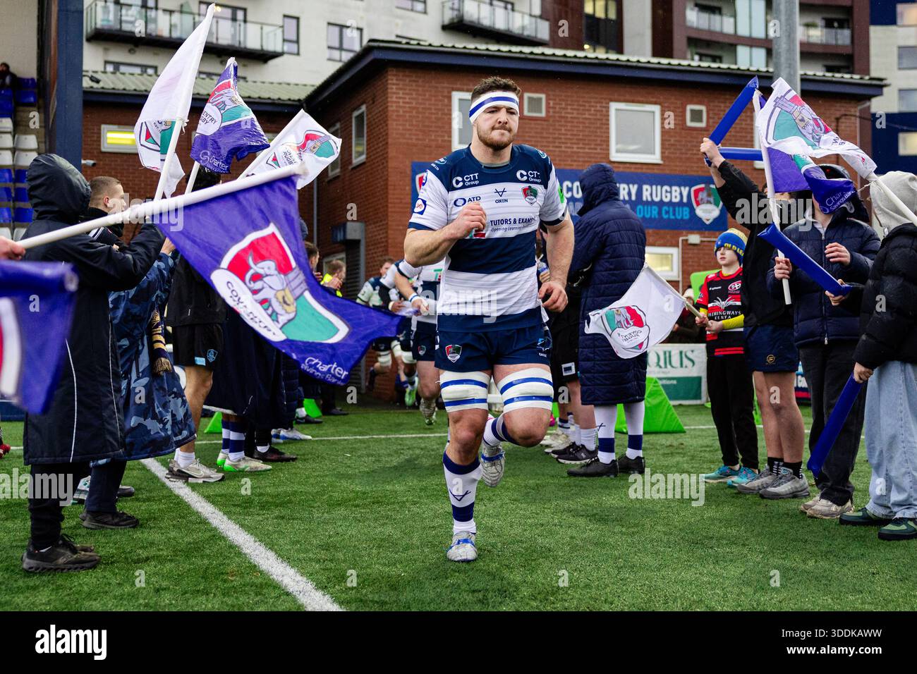Coventry, England, UK, 1 January 2026. Allan Ferrie of Coventry Rugby ...