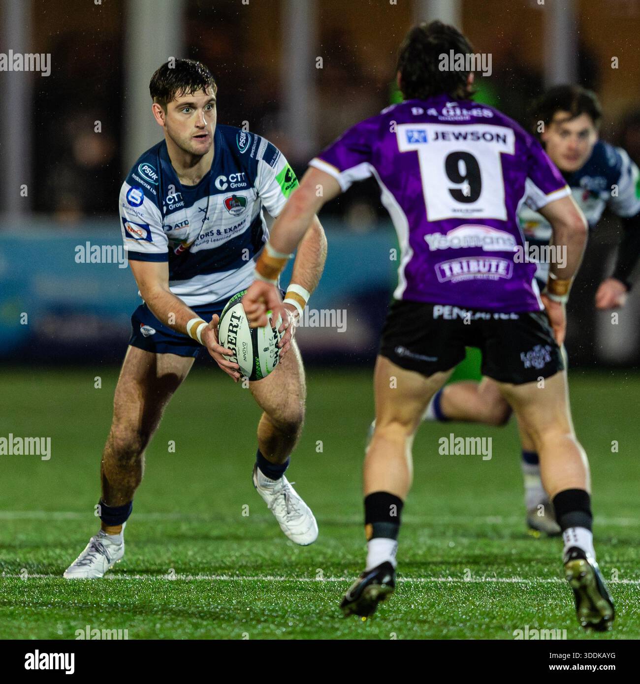 Coventry, England, UK, 1 January 2026. Sam Maunder of Coventry Rugby is ...