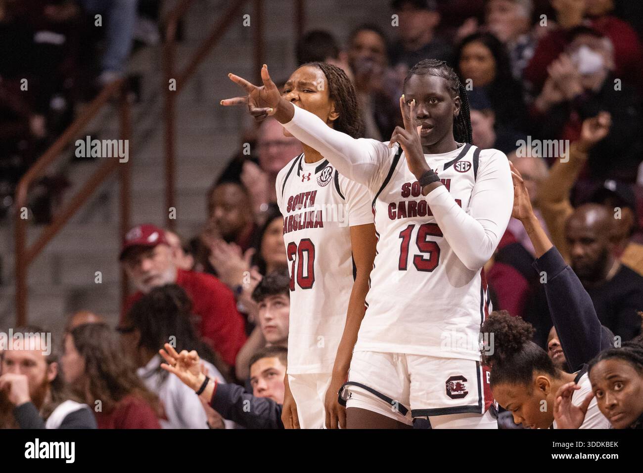 January 1, 2026: South Carolina Gamecocks forward Adhel Tac (15 ...