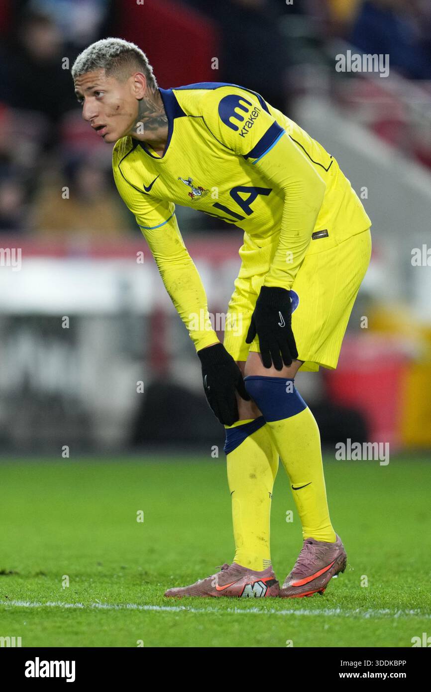 Richarlison of Tottenham Hotspur during the Premier League match ...