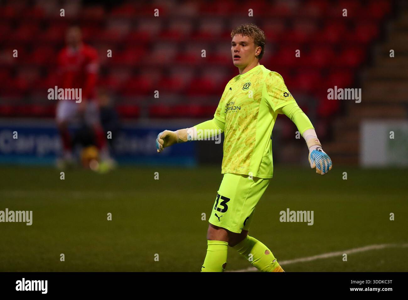 Crewe, UK, 1st January 2026. Sam Waller of Crewe Alexandra the EFL Sky ...