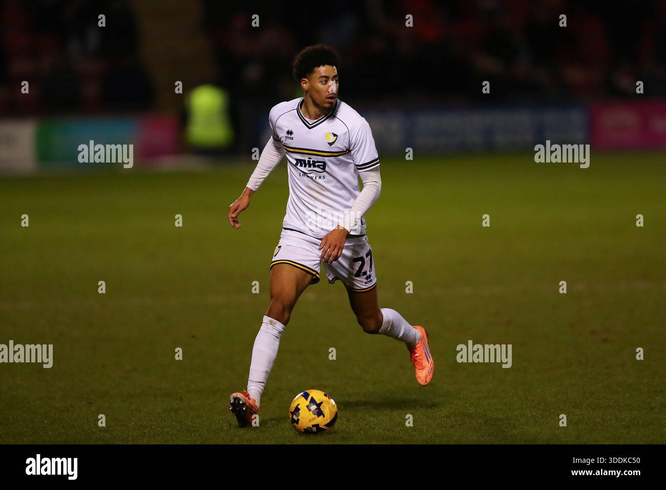 Crewe, UK, 1st January 2026. Jonathan Tomkinson of Cheltenham during ...