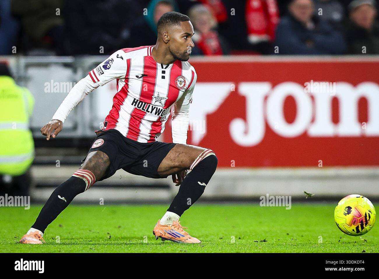 Rico Henry of Brentford during the Brentford v Tottenham Hotspur ...