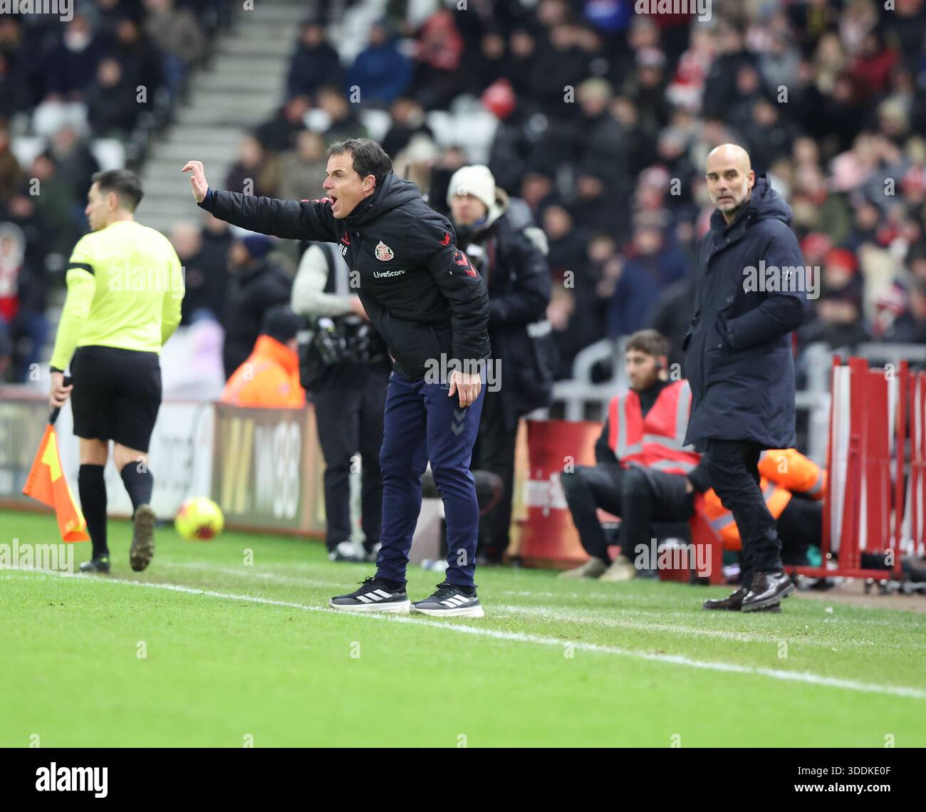 Sunderland, England, 1st January 2026. Regis Le Bris manager of ...