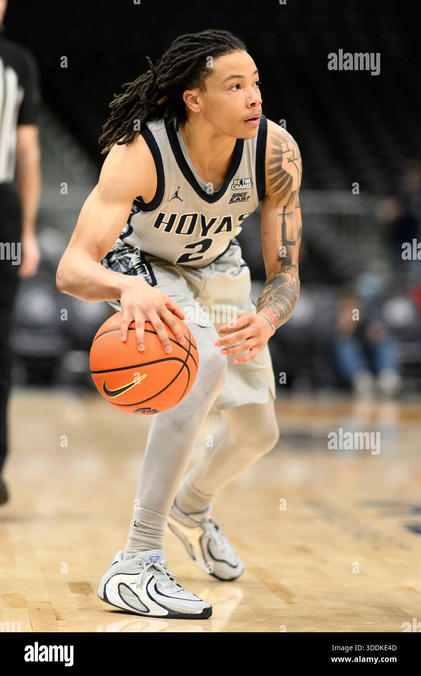 Georgetown guard Malik Mack (2) in action during the second half of an ...