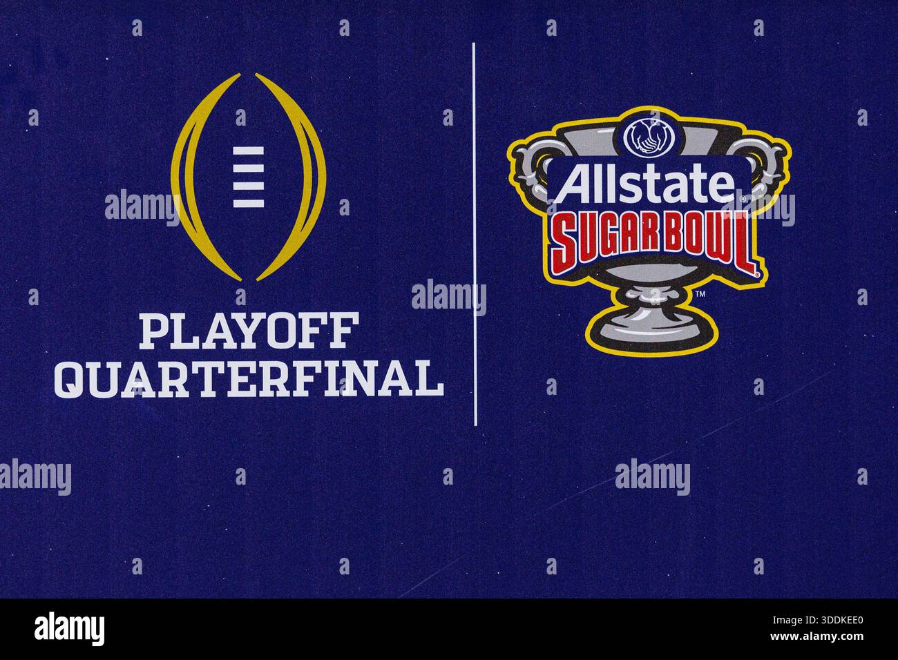 January 01, 2026: A general view of the Playoff Quarterfinal and ...