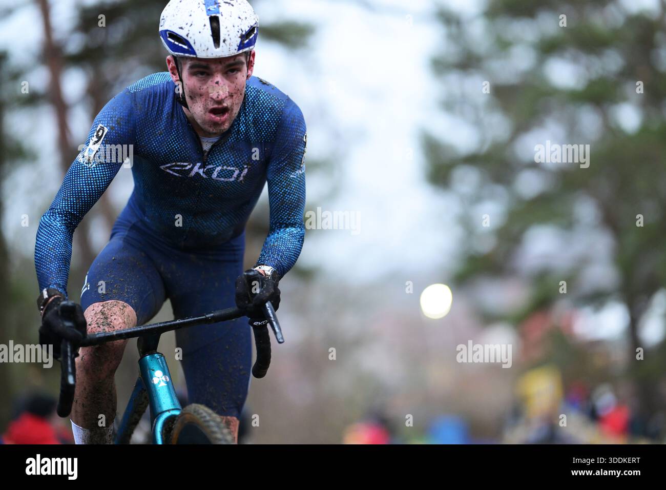 Dutch Ryan Kamp pictured in action during the men's elite race of the ...