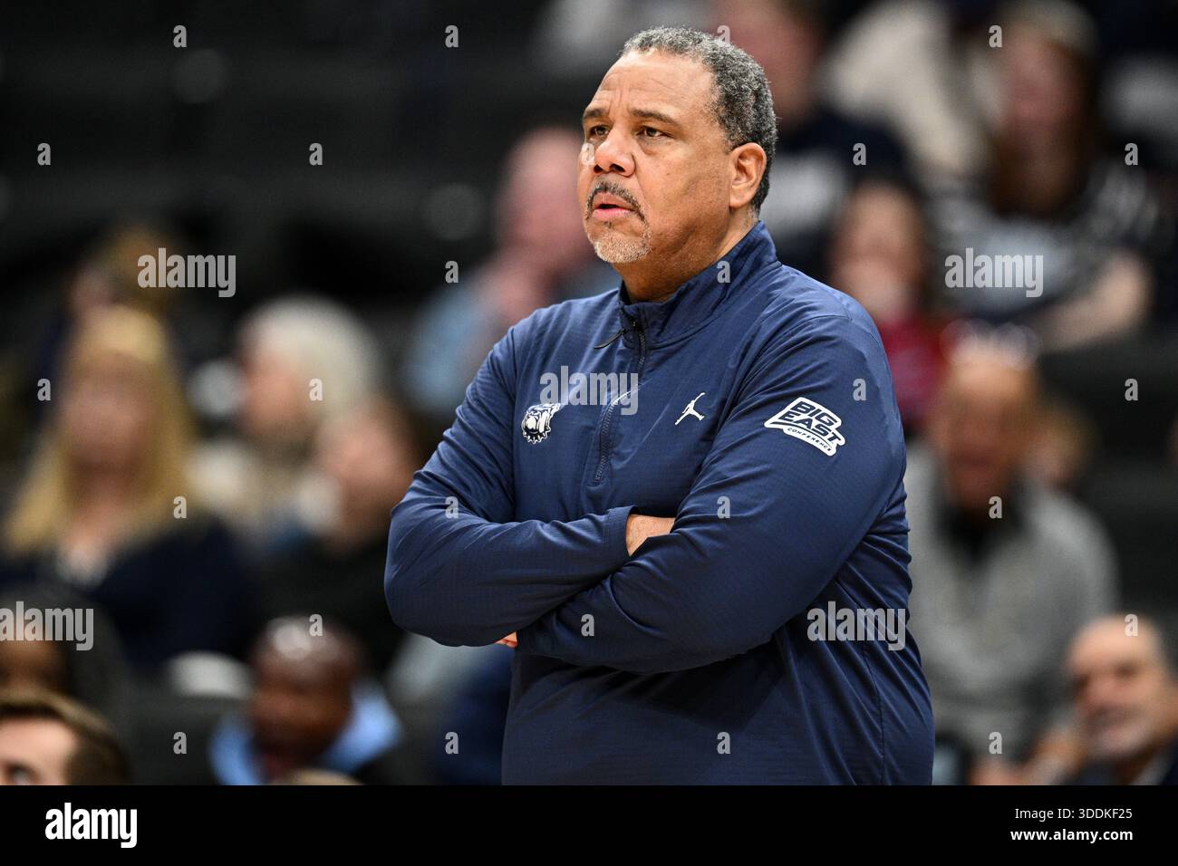 Georgetown head coach Ed Cooley in action during the second half of an ...