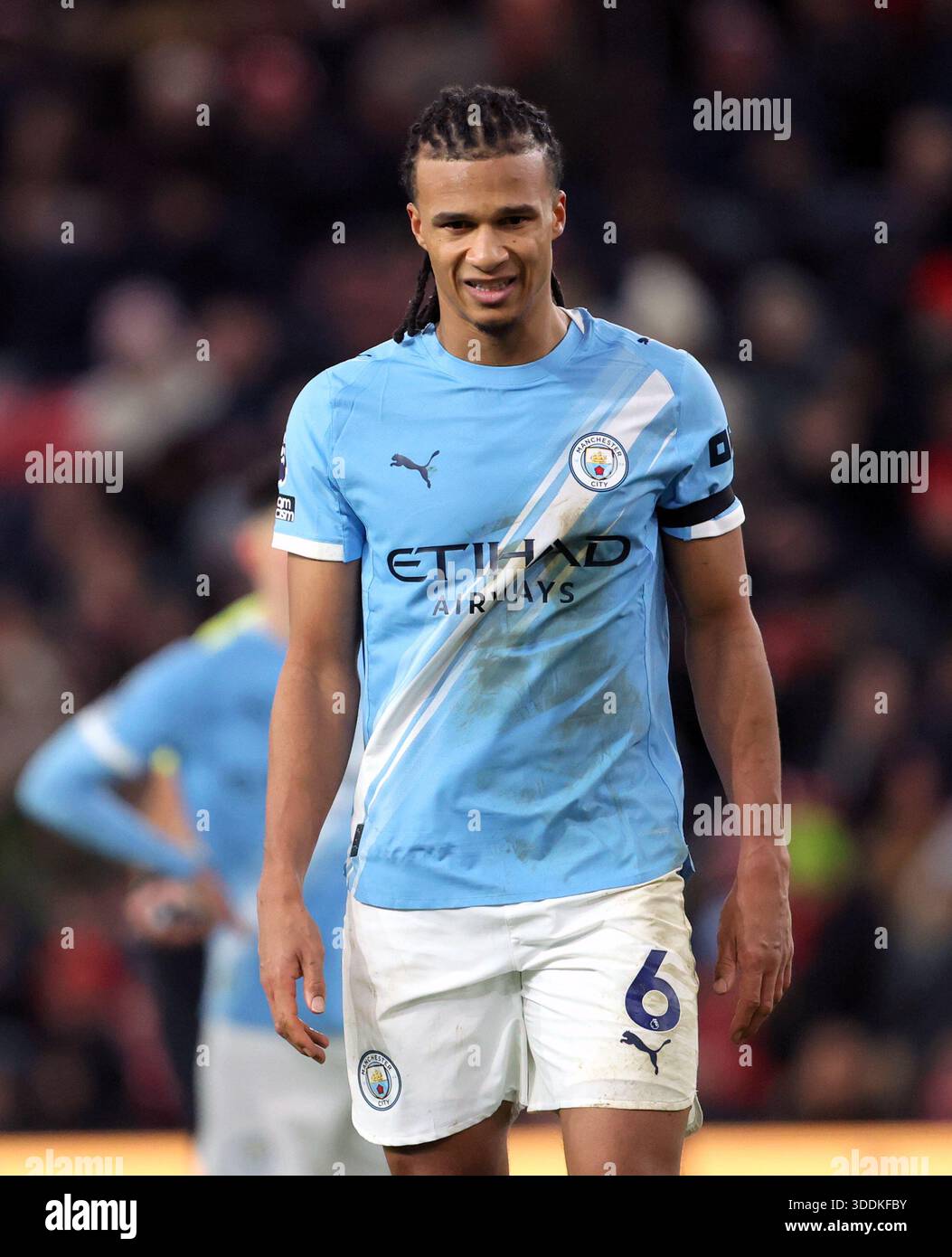 Manchester City's Nathan Ake during the Premier League match at the ...