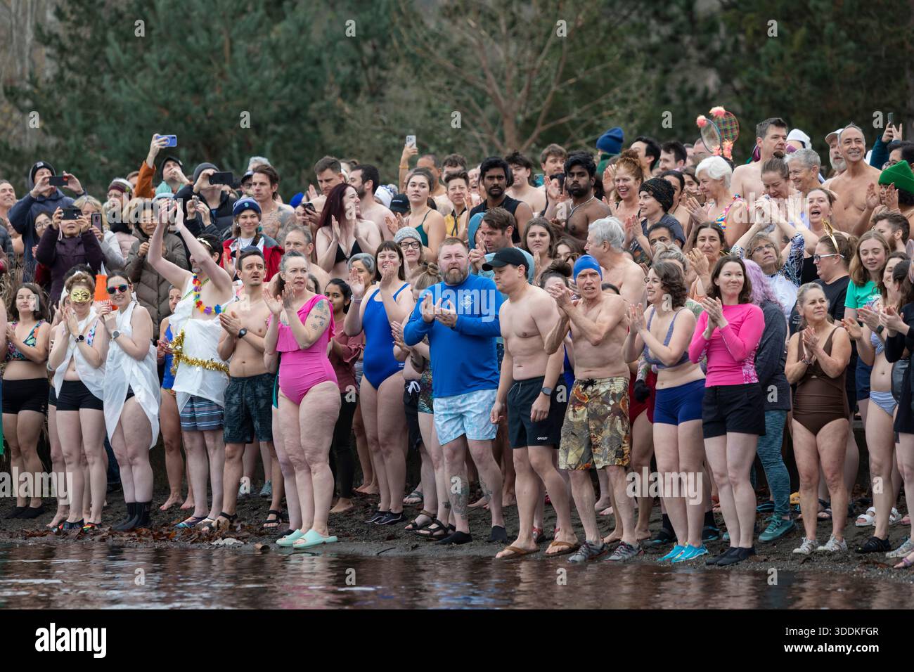 Seattle, Washington, USA. 1st January 2026. Participants take part in ...