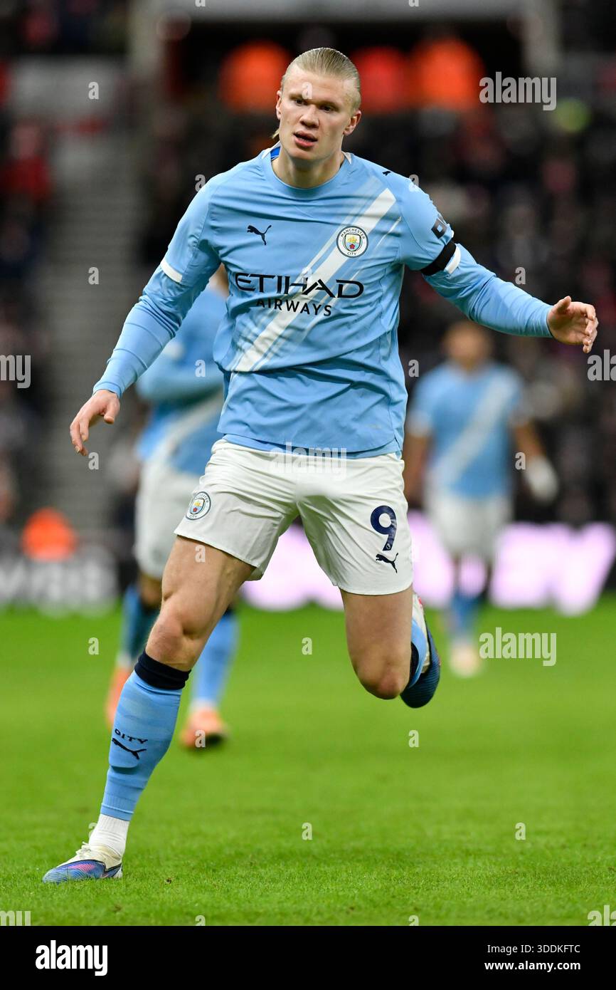 Erling Håland of Manchester City during the Sunderland v Manchester ...