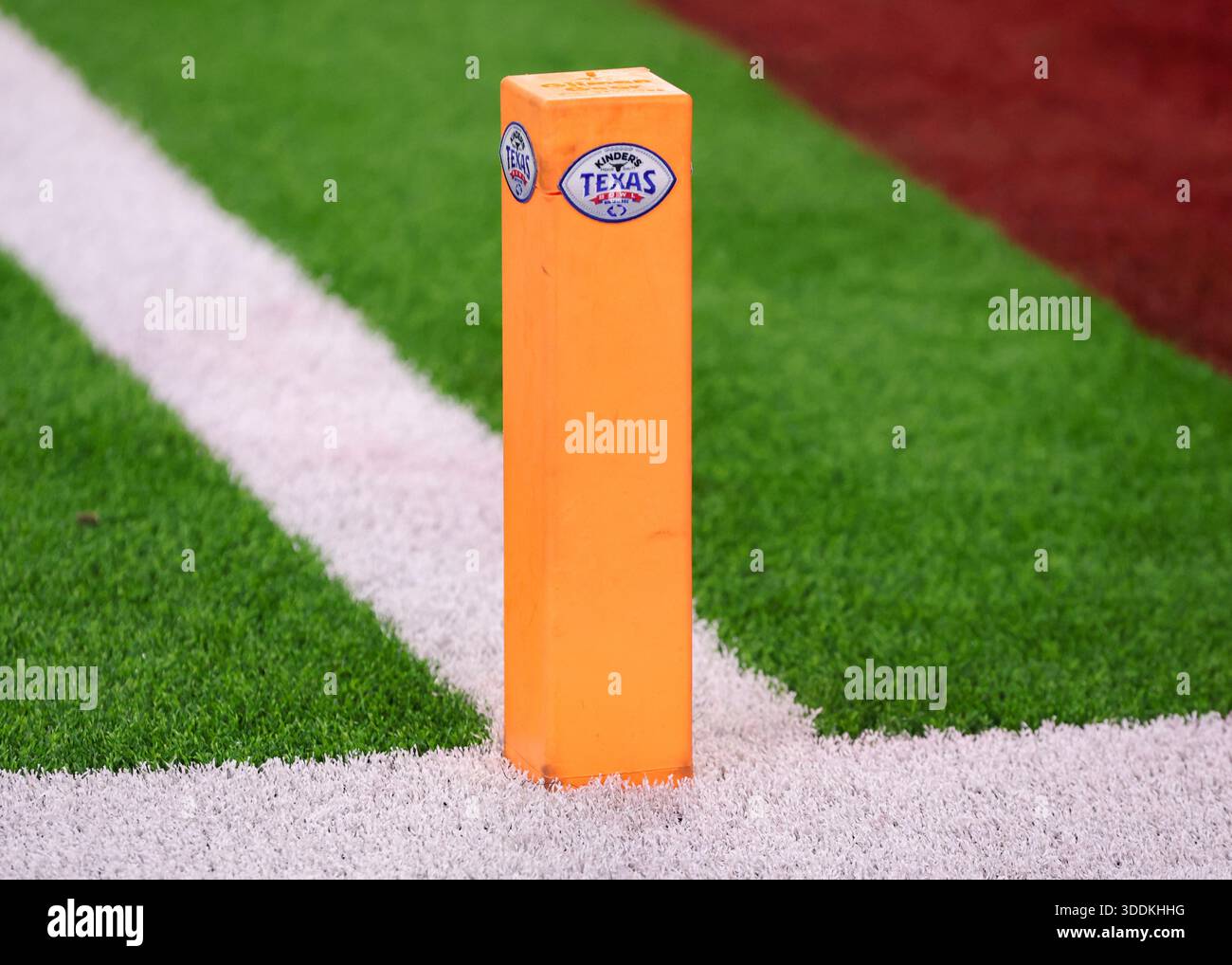 HOUSTON, TX - DECEMBER 27: End zone marker during the Kinder's Texas ...