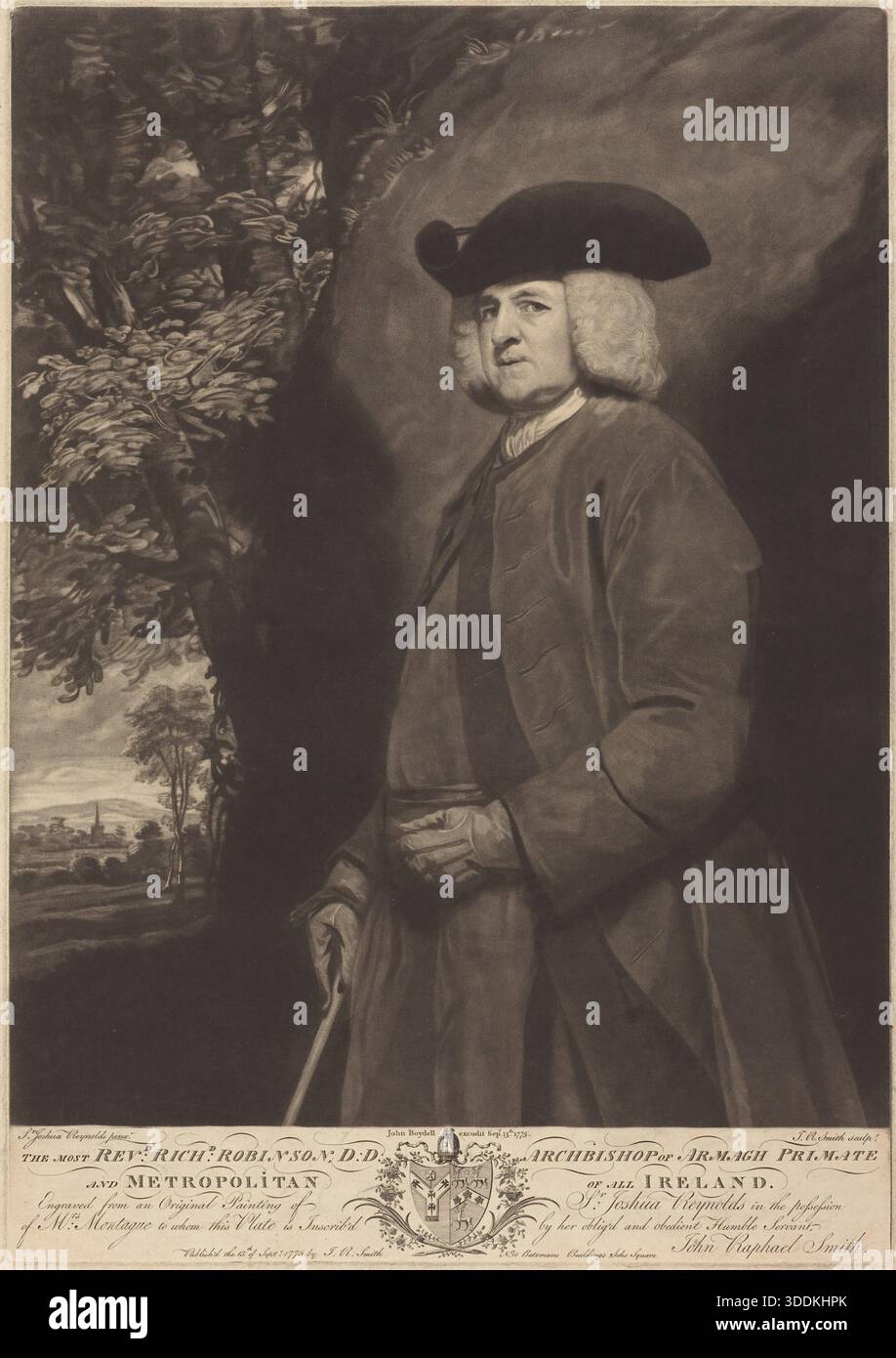 Portrait of Richard Robinson, Archbishop of Armagh and Primate of All ...