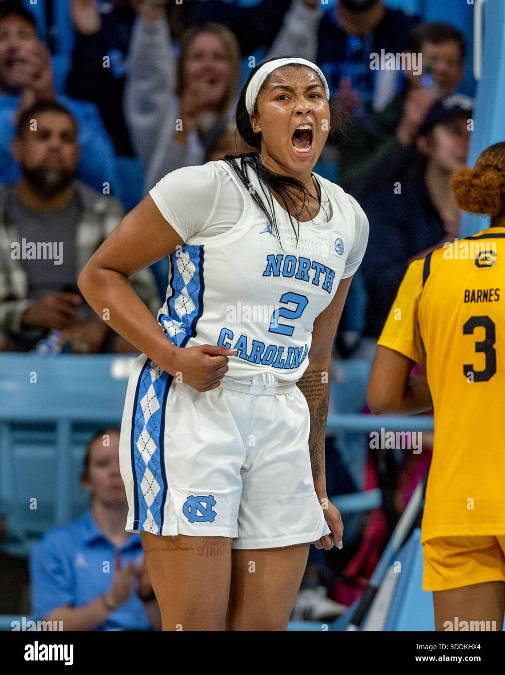 January 1, 2026, Chapel Hill, North Carolina, USA: UNC's NYLA HARRIS (2 ...