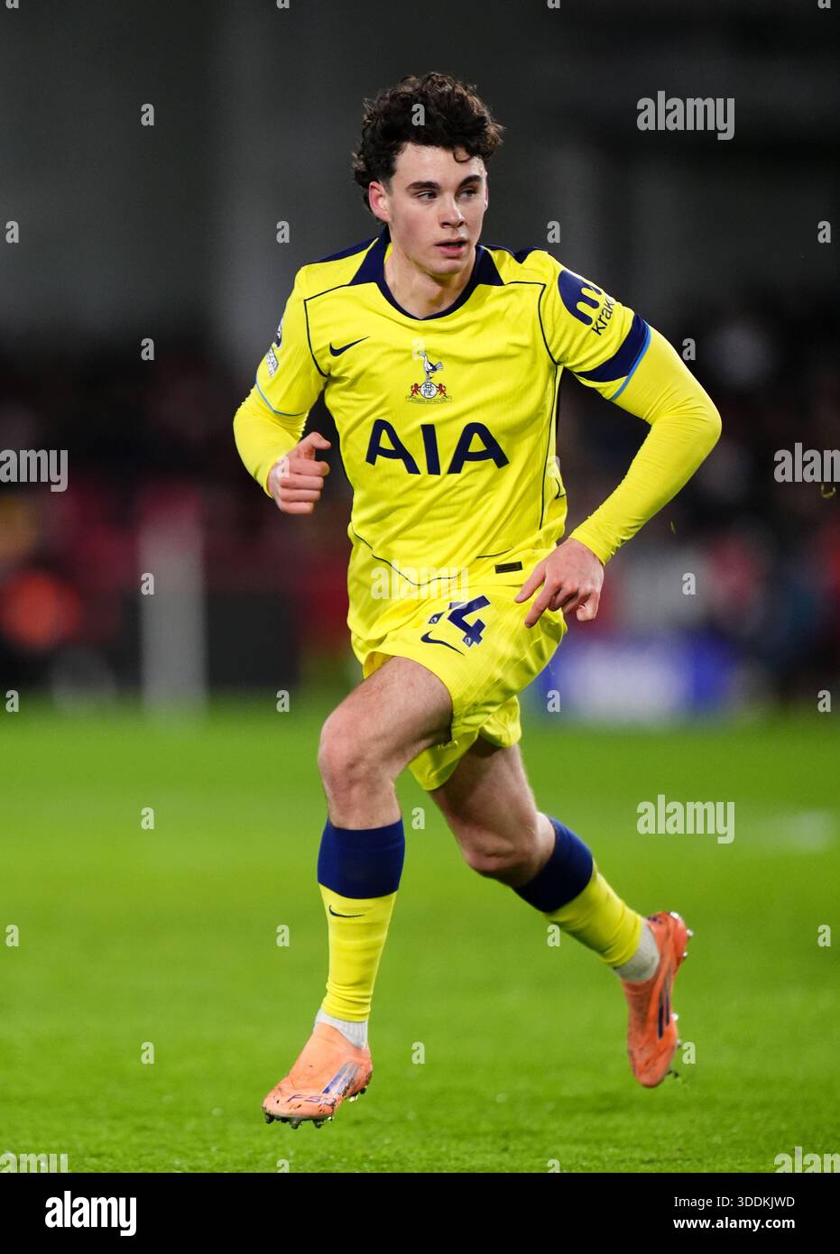 Tottenham Hotspur's Archie Gray during the Premier League match at the ...