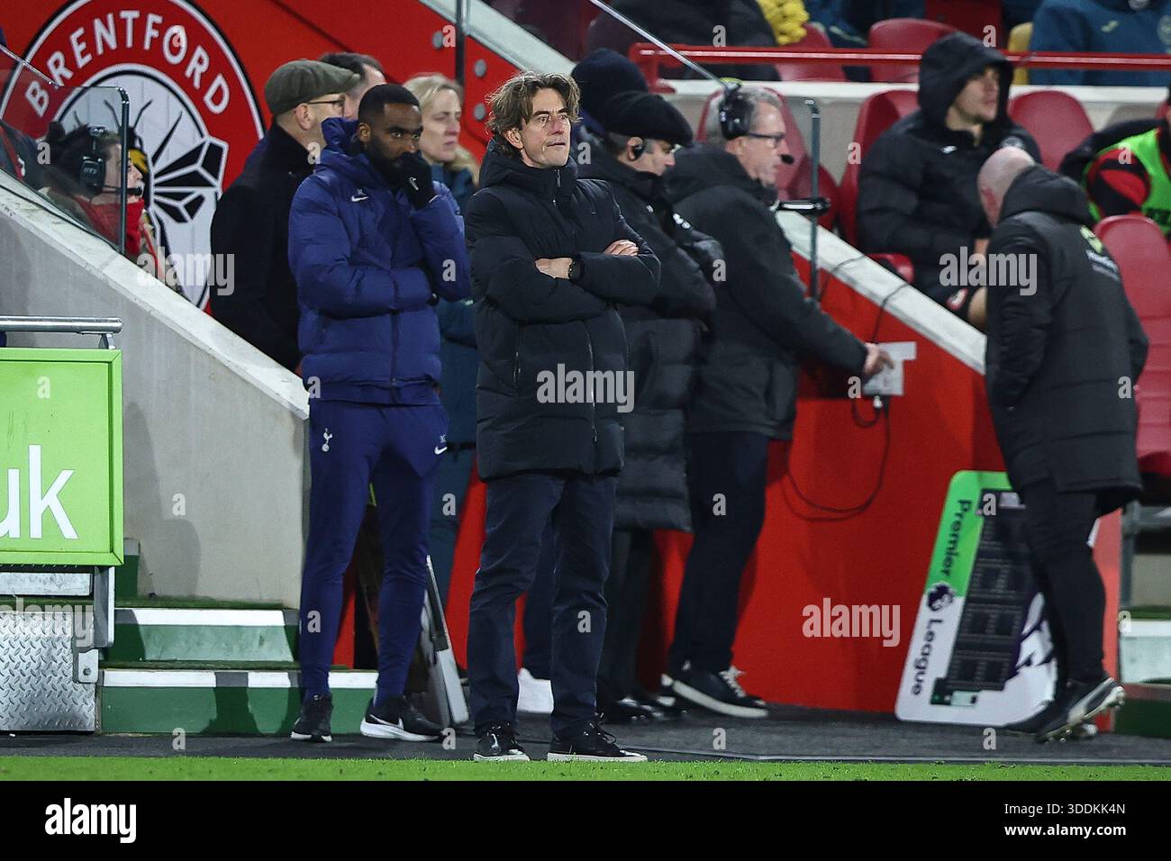 Tottenham Hotspur manager Thomas Frank during the Brentford v Tottenham ...
