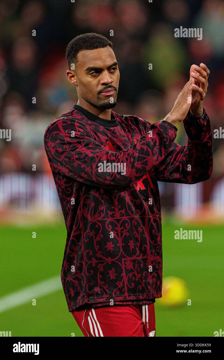 Liverpool's Ryan Gravenberch is seen during the Premier League match ...