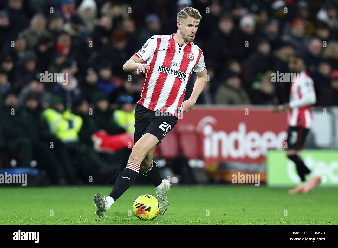 Nathan Collins of Brentford during the Brentford v Tottenham Hotspur ...