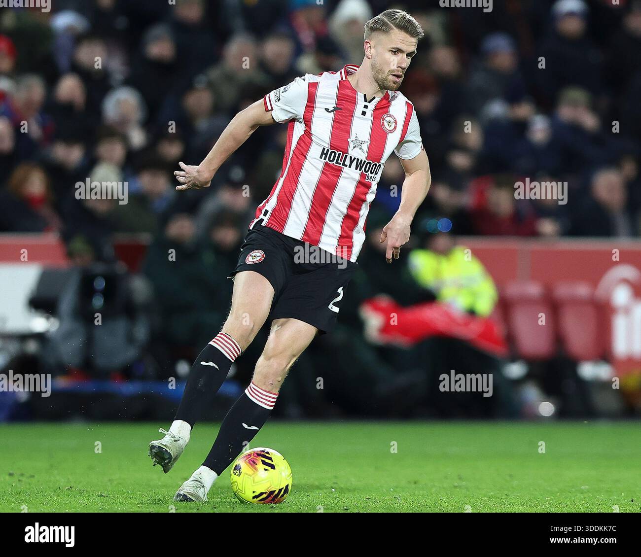 Nathan Collins of Brentford during the Brentford v Tottenham Hotspur ...