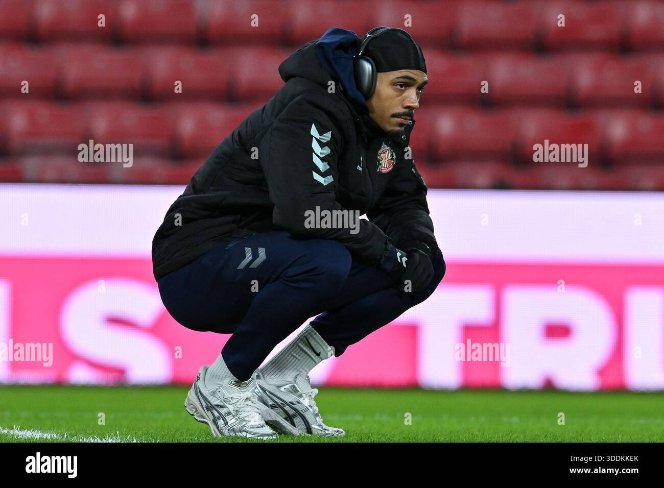 Wilson Isidor of Sunderland FC during the Premier League match between ...