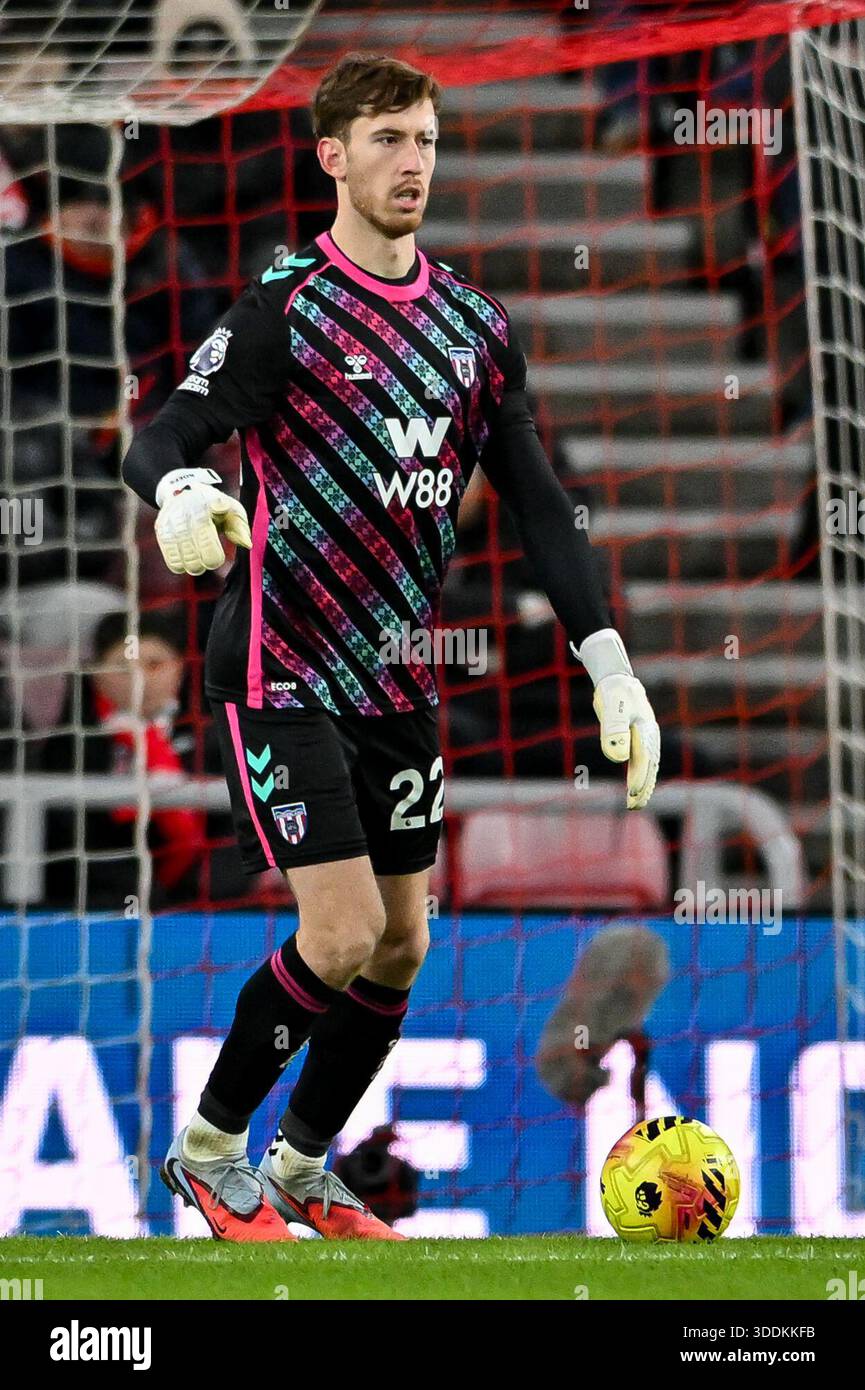 Robin Roefs of Sunderland FC during the Premier League match between ...