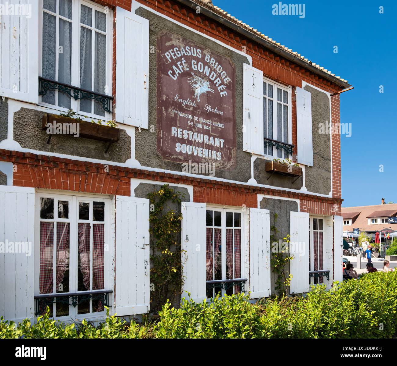 Benouville, France - August 10, 2025: Historic Cafe Gondree near the ...